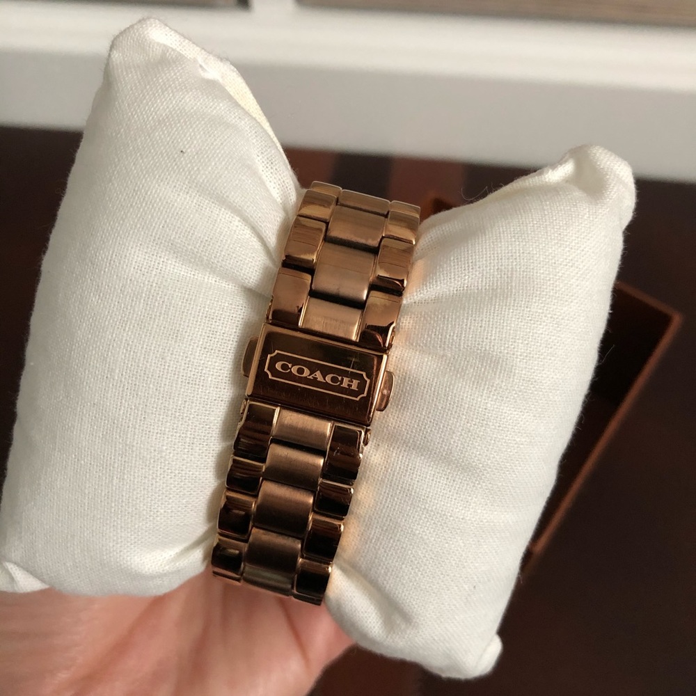 Coach Rose Gold Watch W/ Swarovski Crystals - Gem